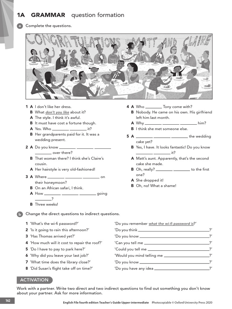 GRAMMAR Question Formation | PDF