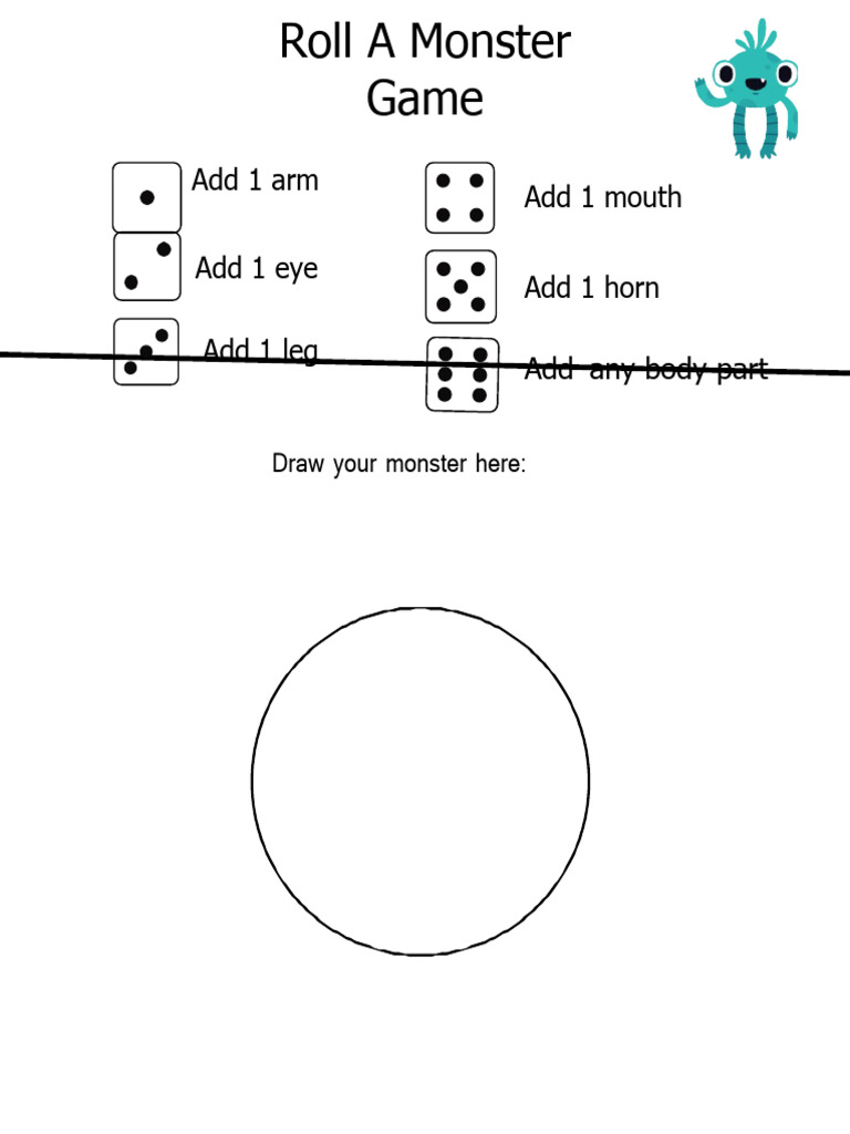 Roll A Monster Game | PDF
