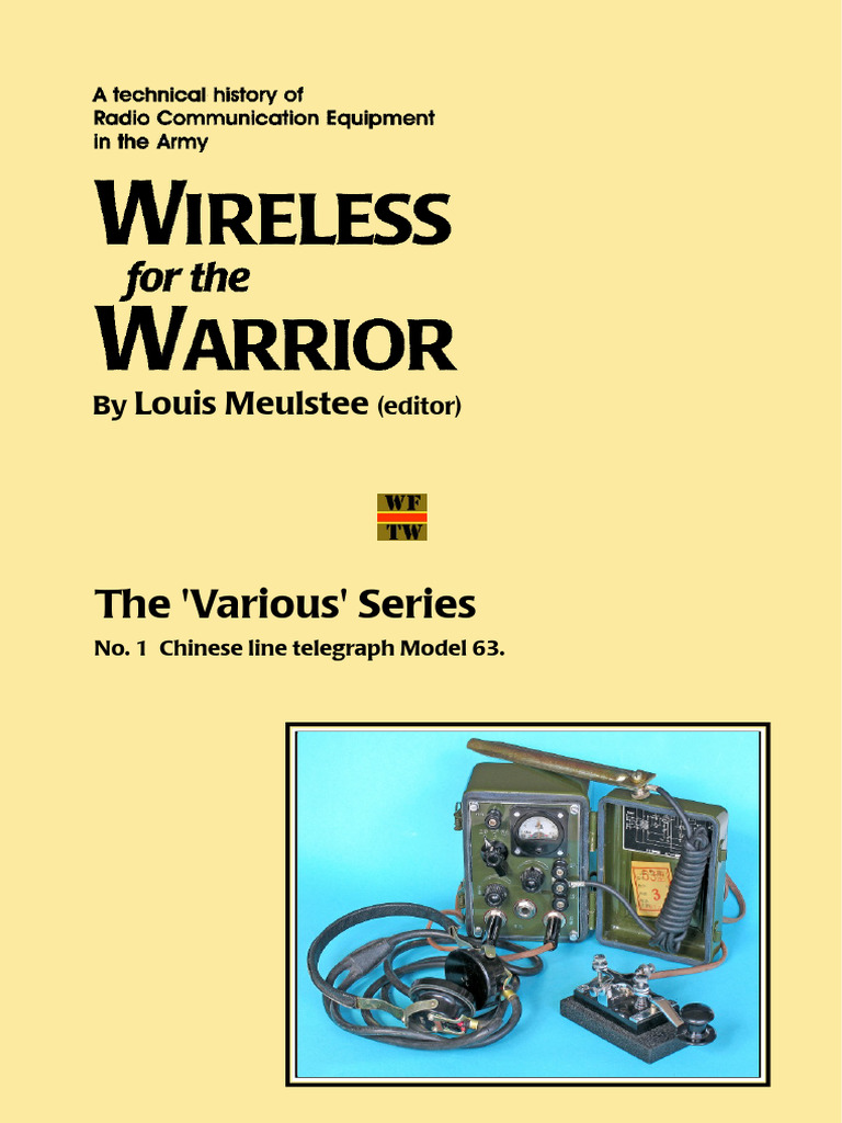 Model 63 Chinese Line Telegraph Overview | PDF | Headphones | Vacuum Tube