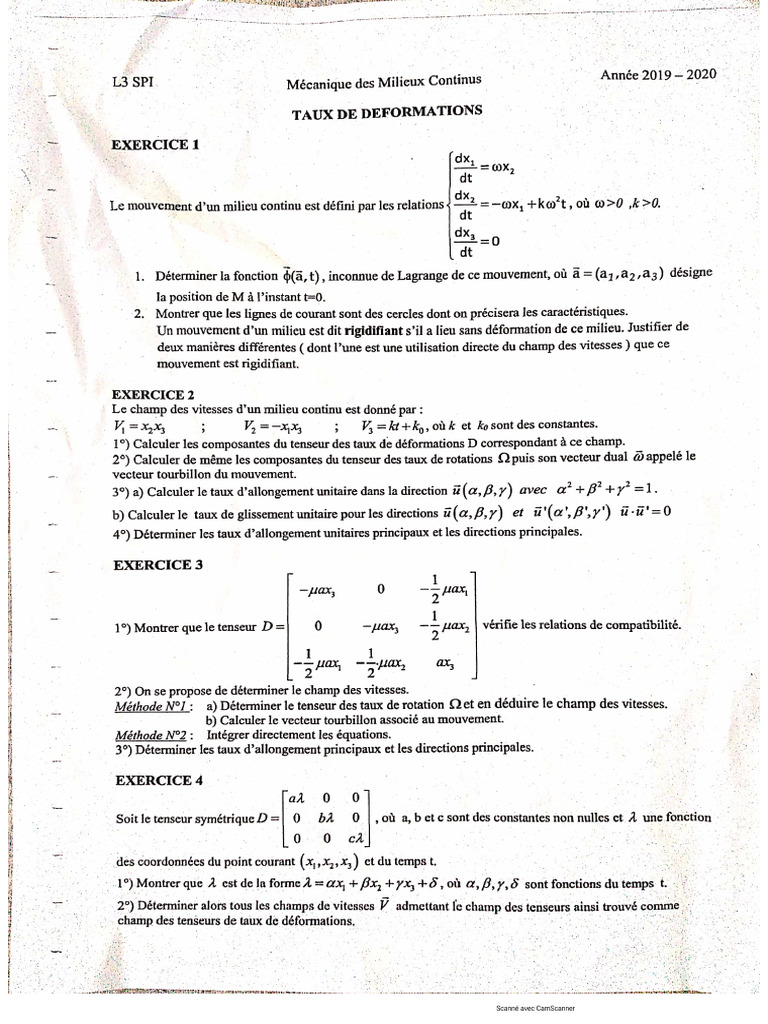 Fiche TD 2 MMC | PDF