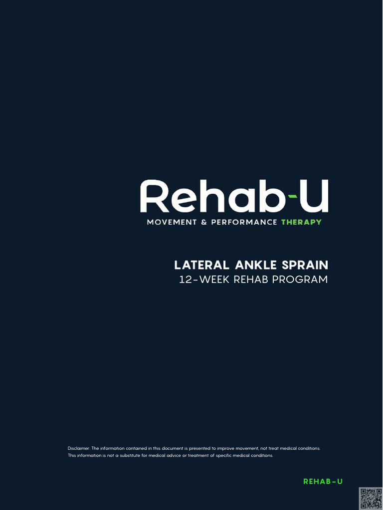 Lateral Ankle Spain 12 Week Rehab Program | PDF | Anatomical Terms Of ...