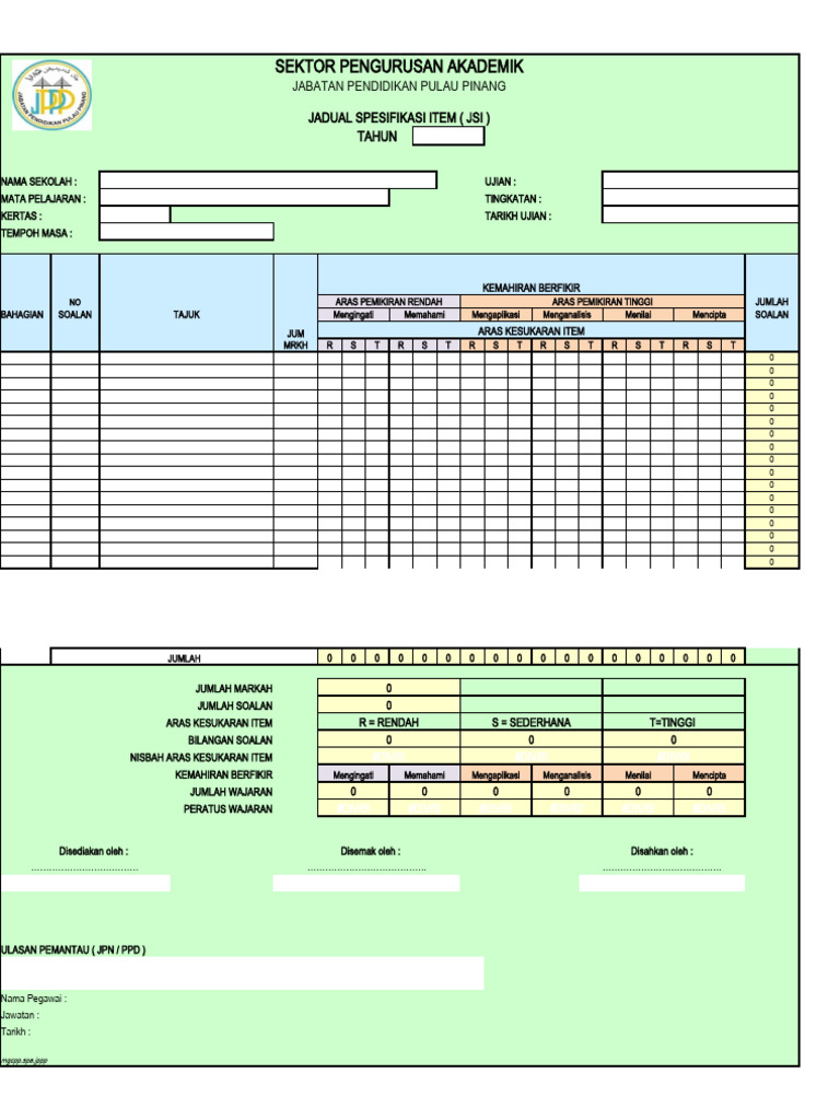 Jsudan Jsi JPPP 2023 - Sem 2 | PDF