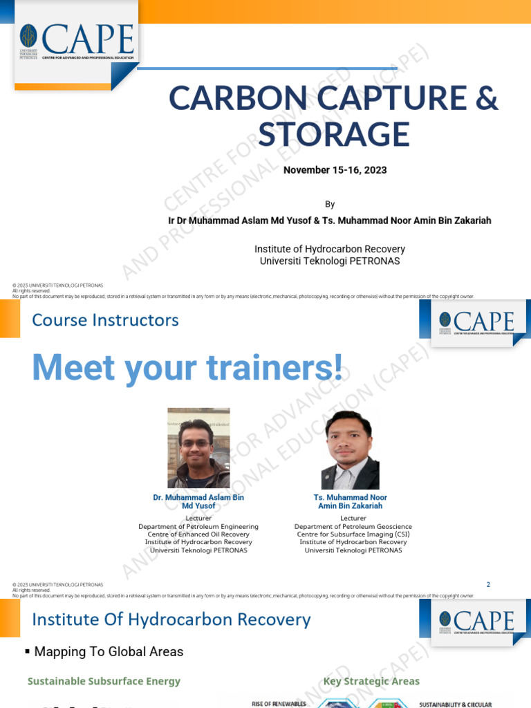 Nov 2023 CH0 Introduction Slide | PDF | Carbon Capture And Storage | Nature