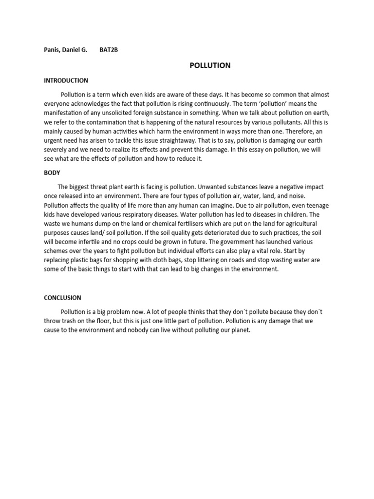 POLLUTION1 | PDF