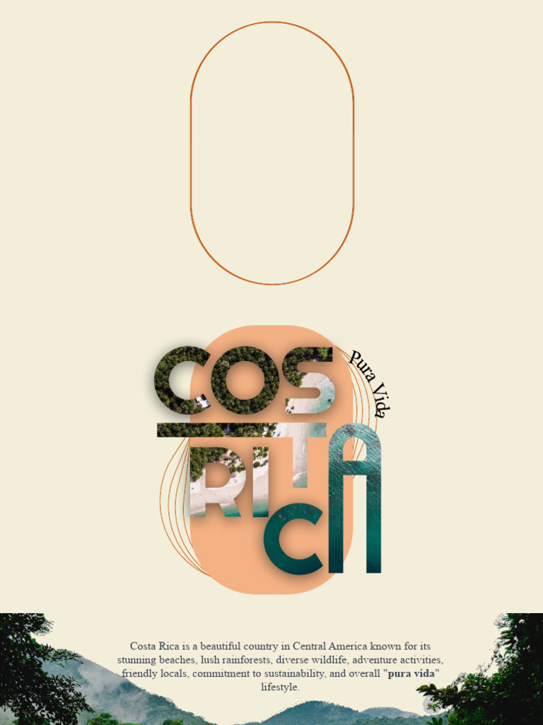 Costa Rica PowerPoint Morph Animation Template Orange Variant | PDF ...