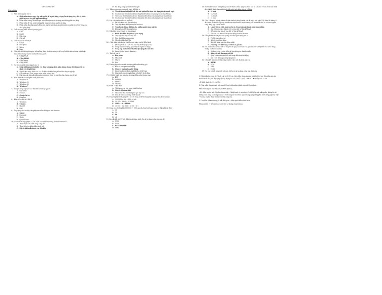 tin học 11 gk1 | PDF