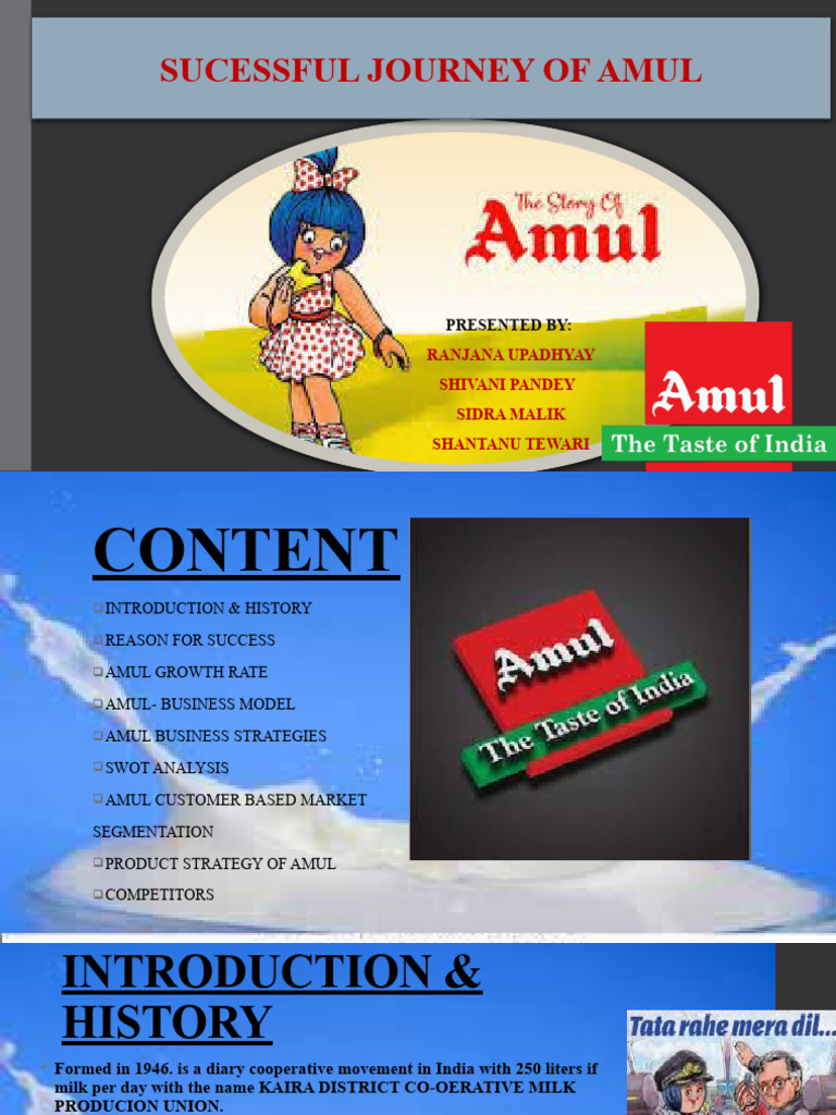 Amul - Taste of India | PDF | Milk | Brand