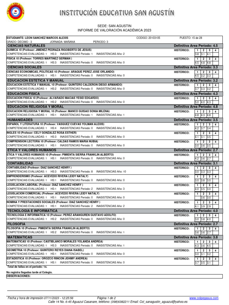 RPT Boletin Numerico 2 | PDF