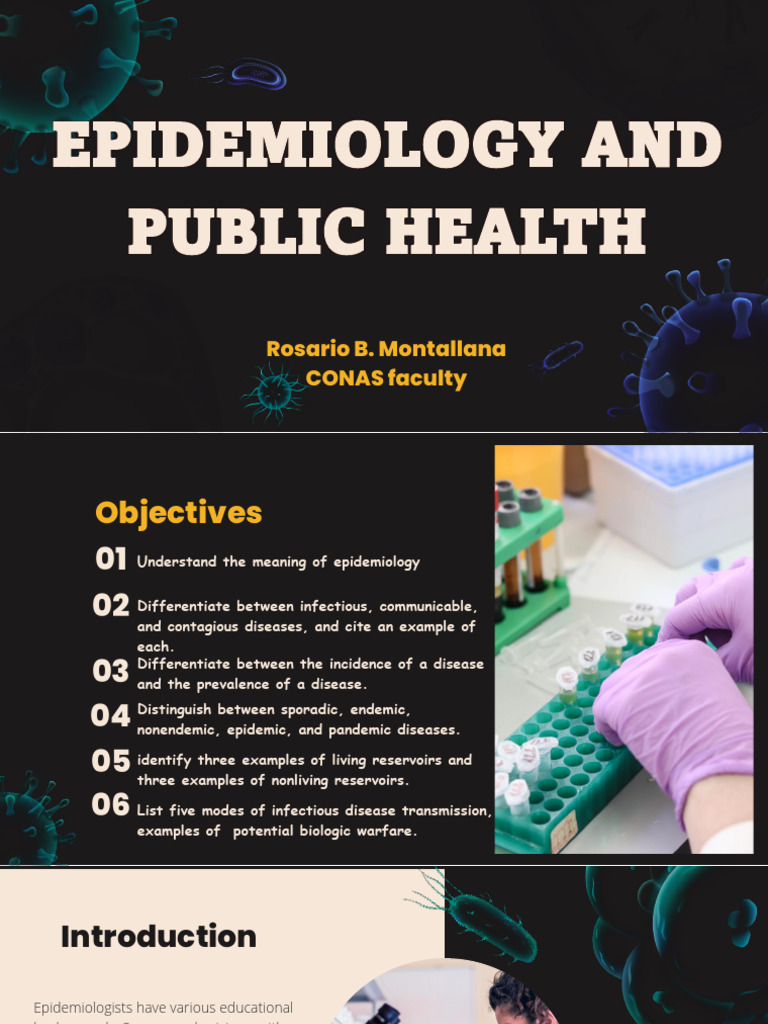 Epidemiology and Public Health | PDF | Infection | Epidemics