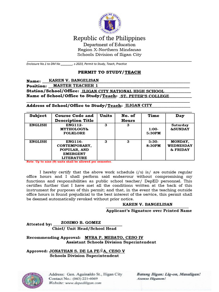 Permit To Study - Teach New | PDF | Government | Justice