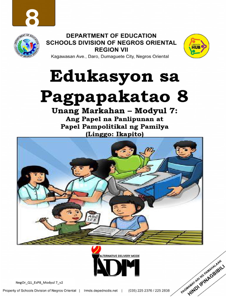 NegOr Q1 EsP8 Modyul7 v2 | PDF