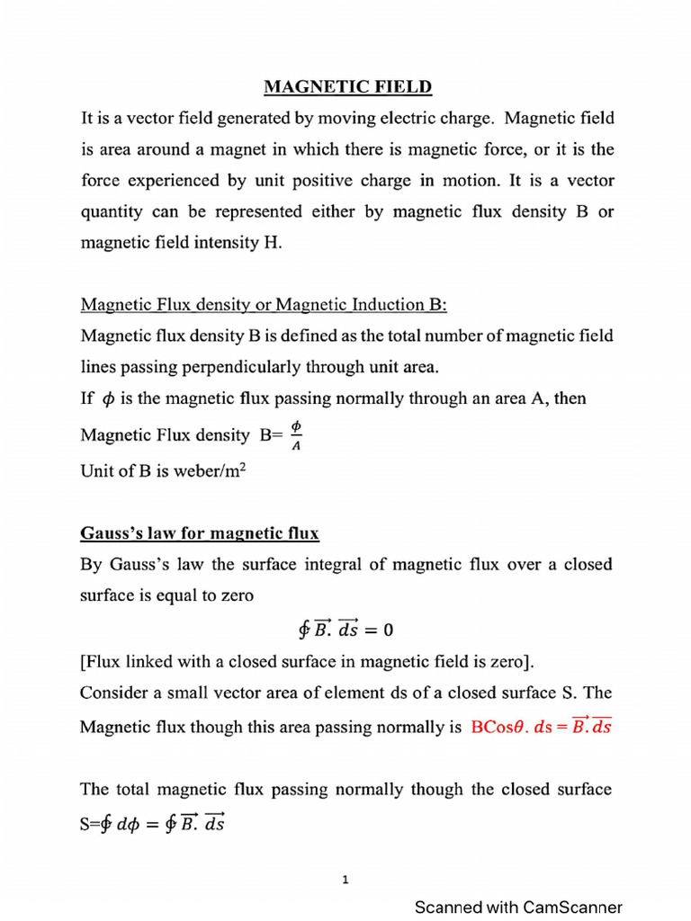 Module 4 Magnetism and Electromagnetic | PDF