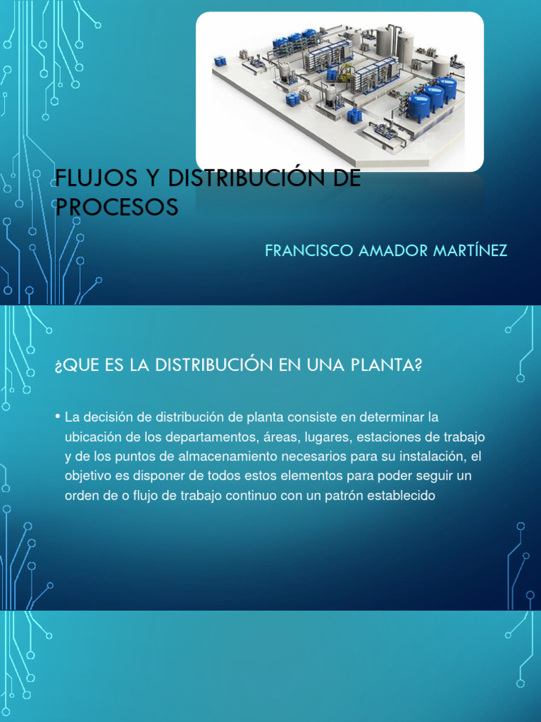 FLUJOS y Distribucion DE PROCESOS | PDF