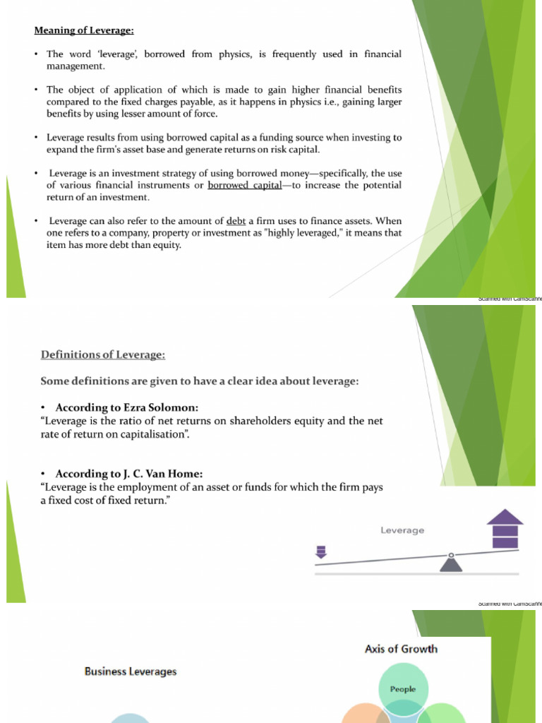 Leverage Analysis | PDF