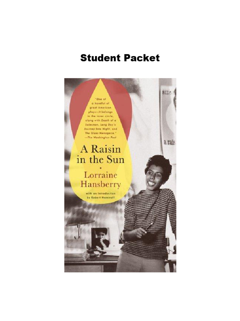 A Raisin in The Sun Student Packet PDF | PDF | Games & Activities