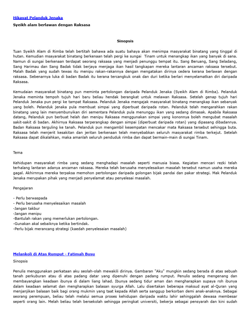 Drama Asiah Samiah | PDF