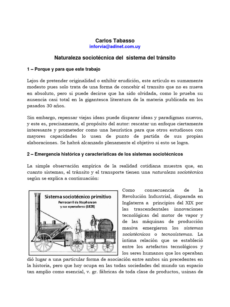 Carlos Tabasso Doctrinatránsito | PDF | Transporte | Naturaleza