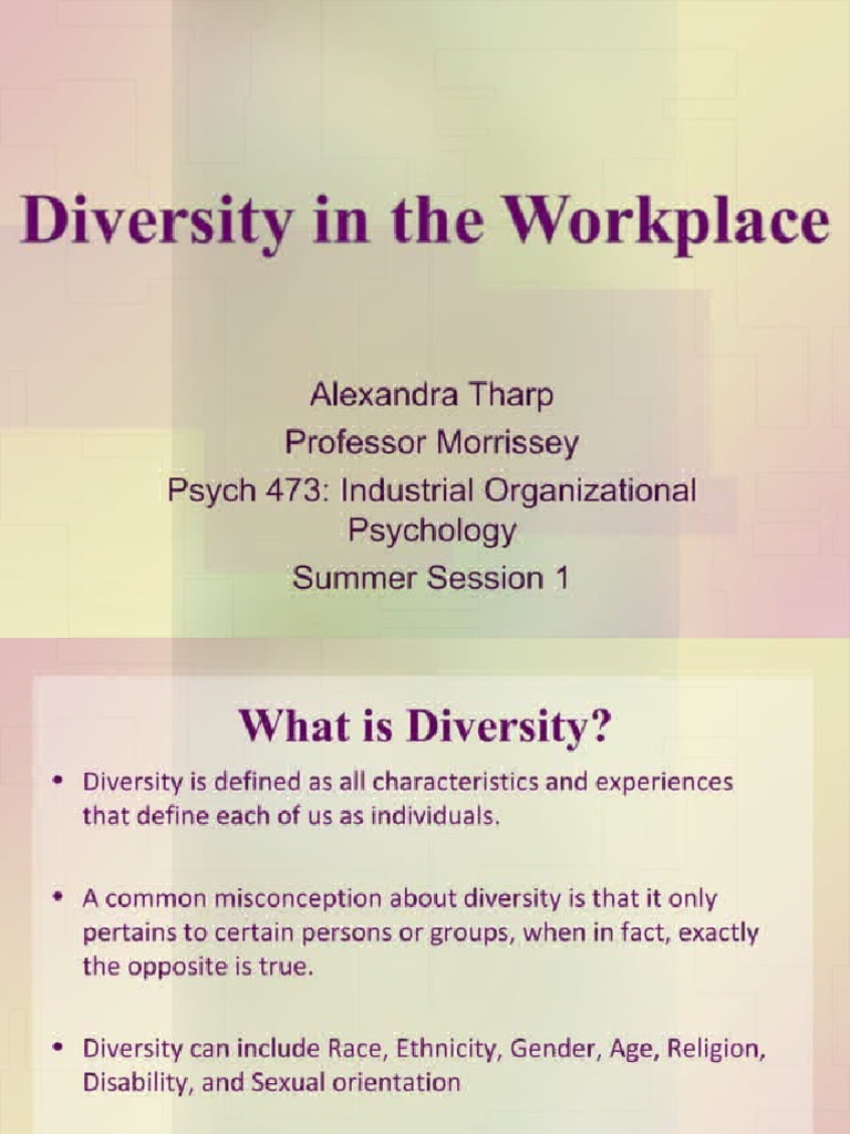 Managing Diversity in The Workplace | PDF