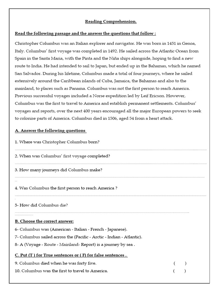 Christopher Columbus | PDF | Voyages Of Christopher Columbus ...