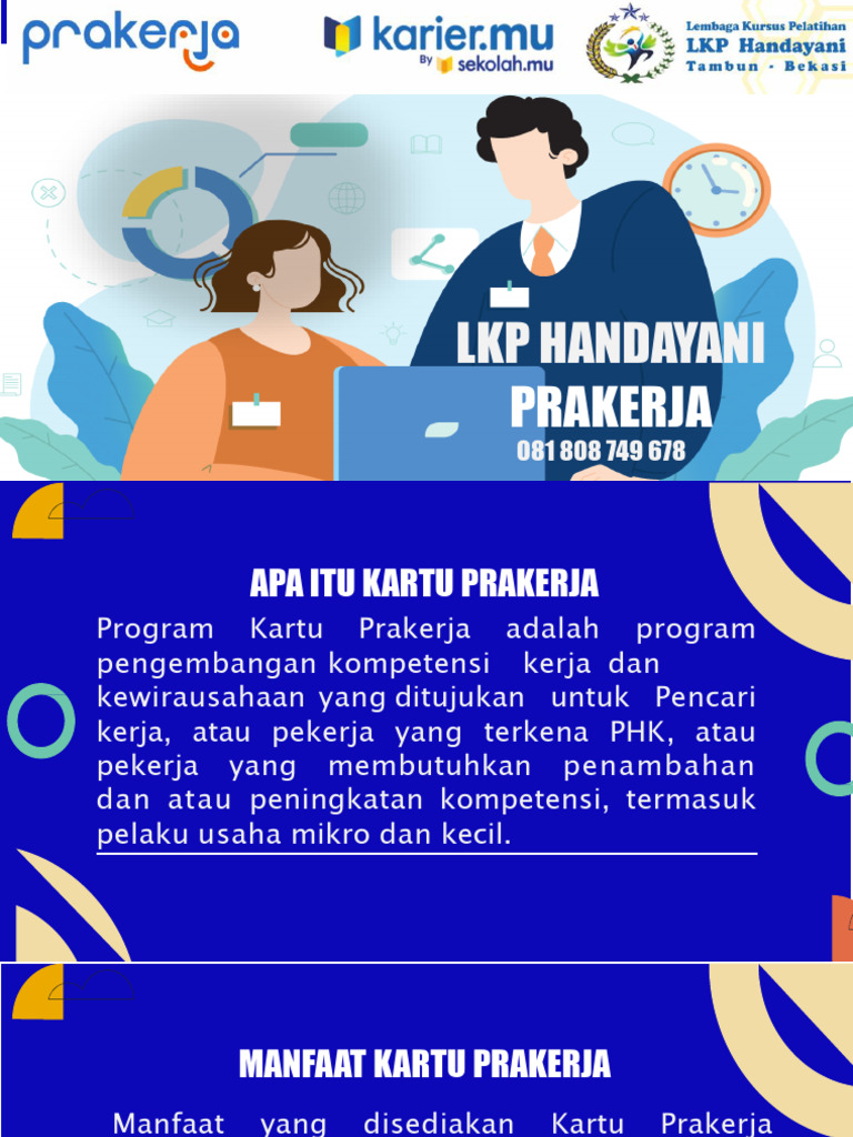 Pedoman Pendaftaran Prakerja | PDF