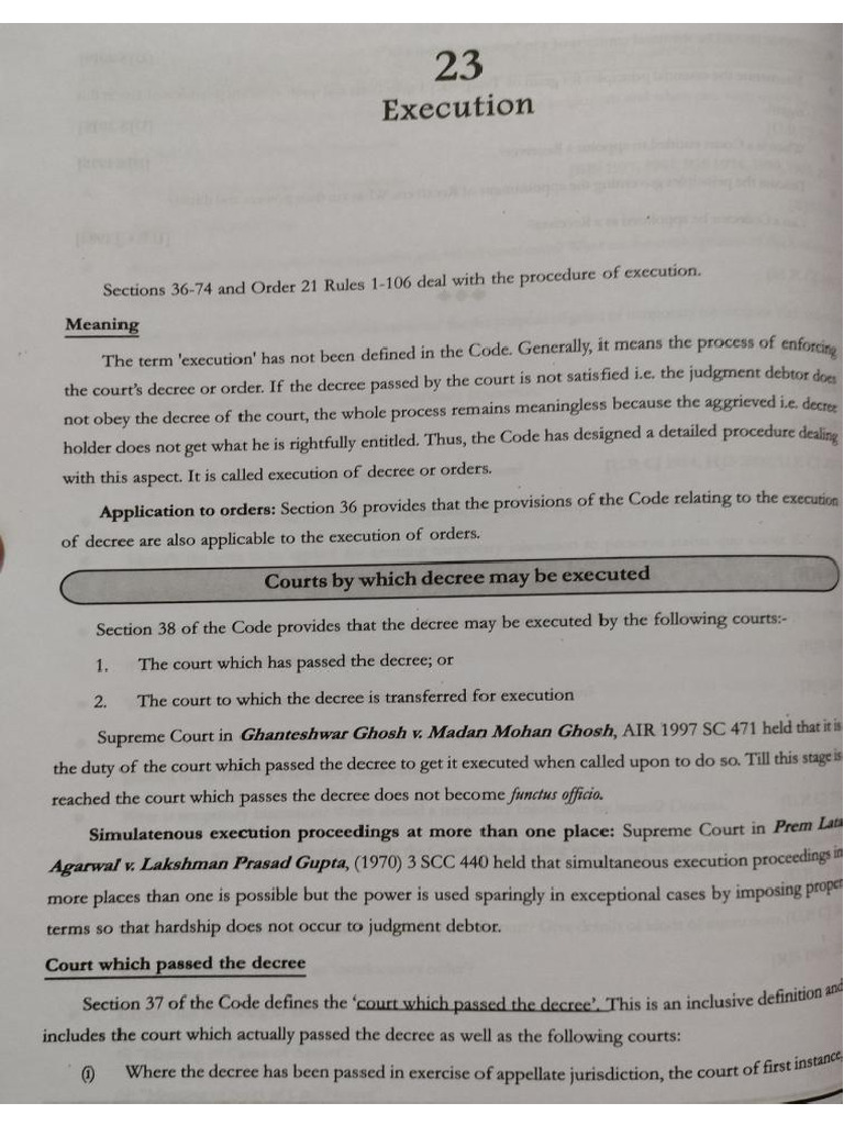 Execution Pdf