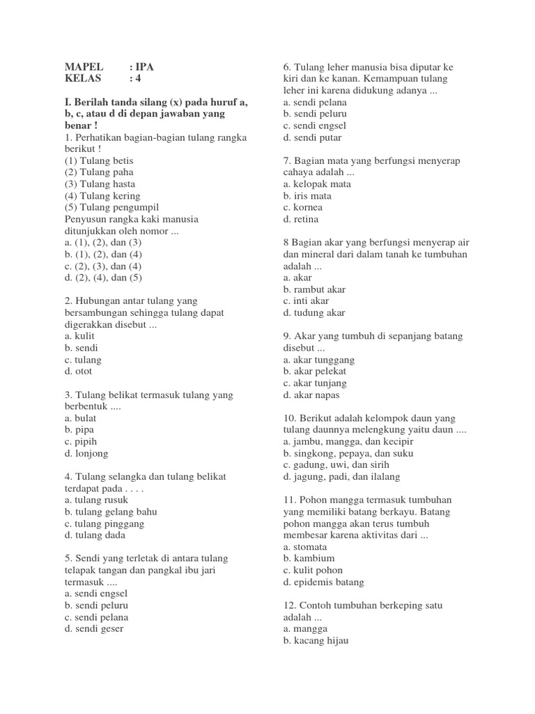 Ipa 4 | PDF | Kajian Bahasa Asing | Sains & Matematika