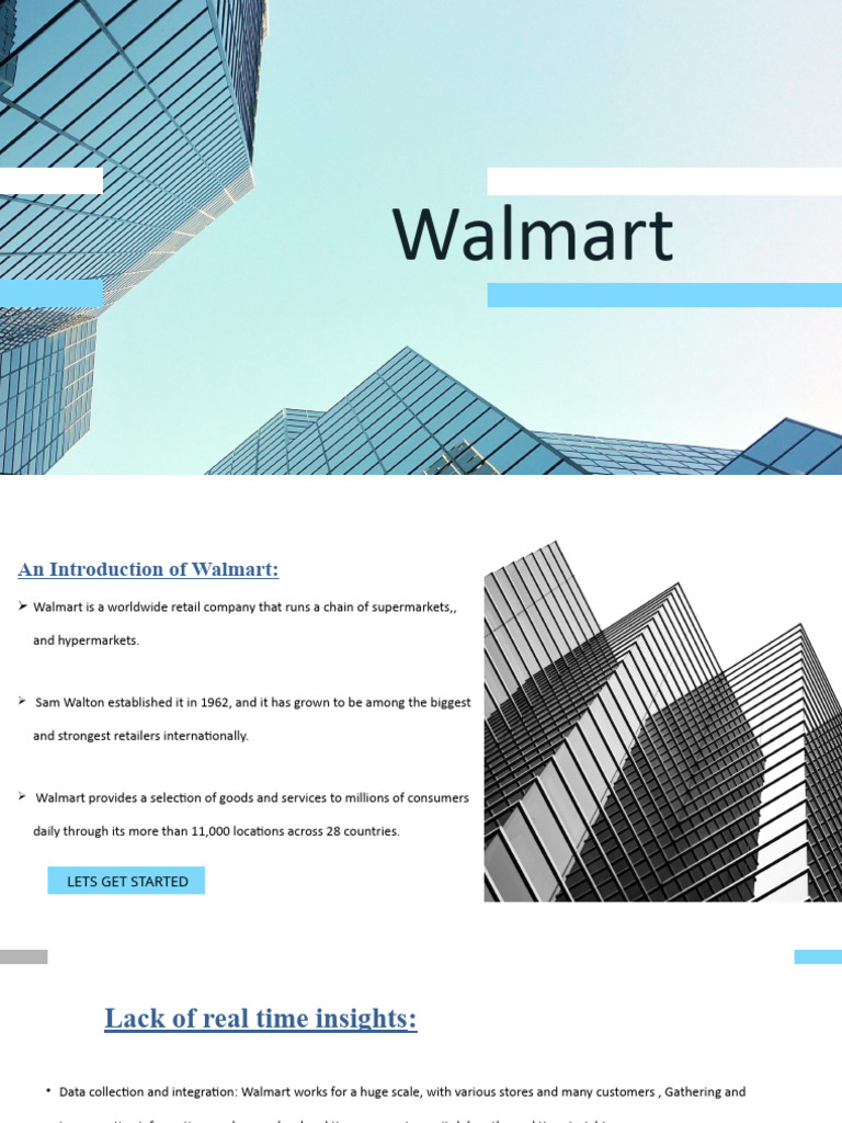 Walmart BI | PDF | Business Intelligence | Analytics
