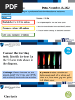 GCSE Chemistry - Test For Gases & Flame Tests | PDF