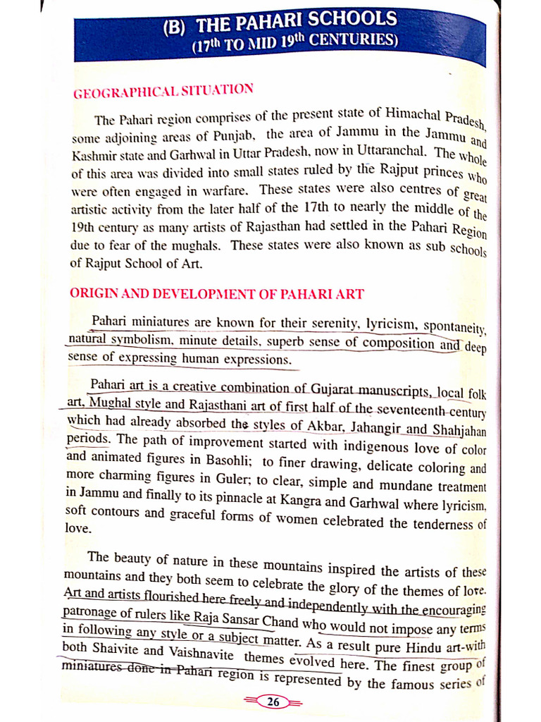 The Pahari Schools | PDF