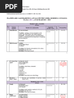 Planificare Calendaristica Clasa Pregatitoare 2024-2025 | PDF