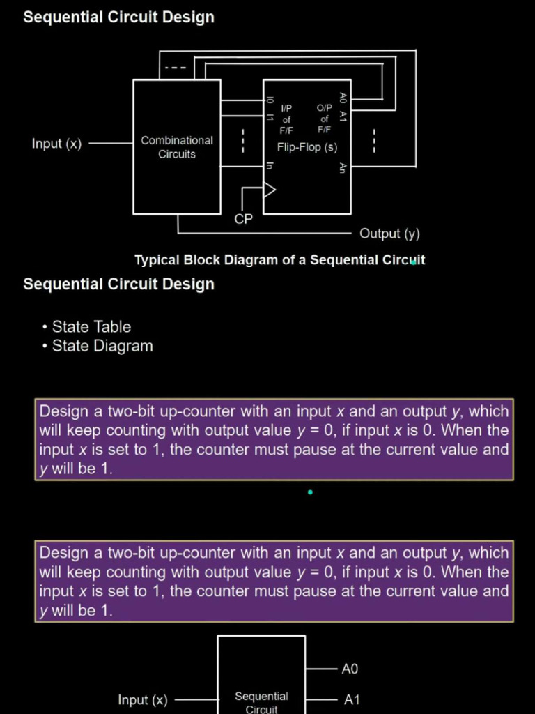 Lecture 2-03 State Table, State Diagram | PDF