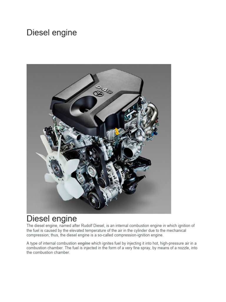 Diesel-Engine Module | PDF | Internal Combustion Engine | Diesel Engine