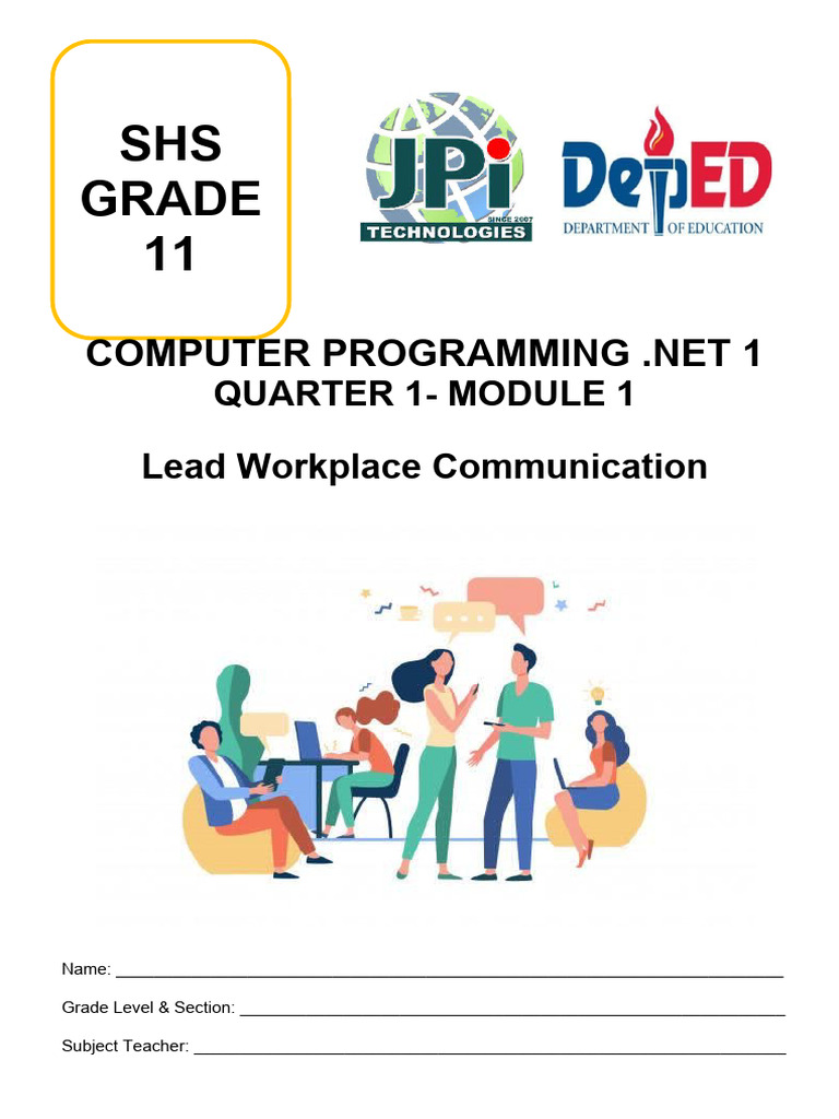 Comprog1 - Module 1 | PDF | Communication | Nonverbal Communication
