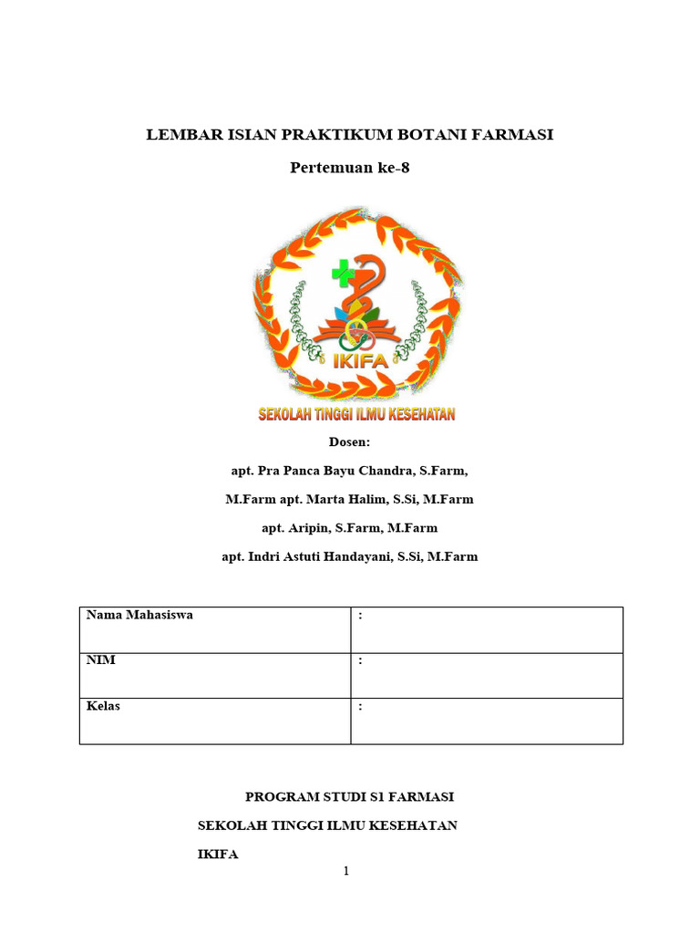 Botani Farmasi | PDF