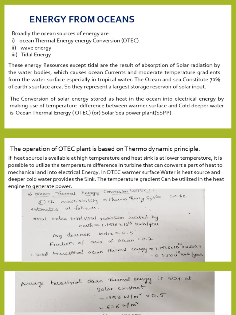 Otec Pdf Oceans Water