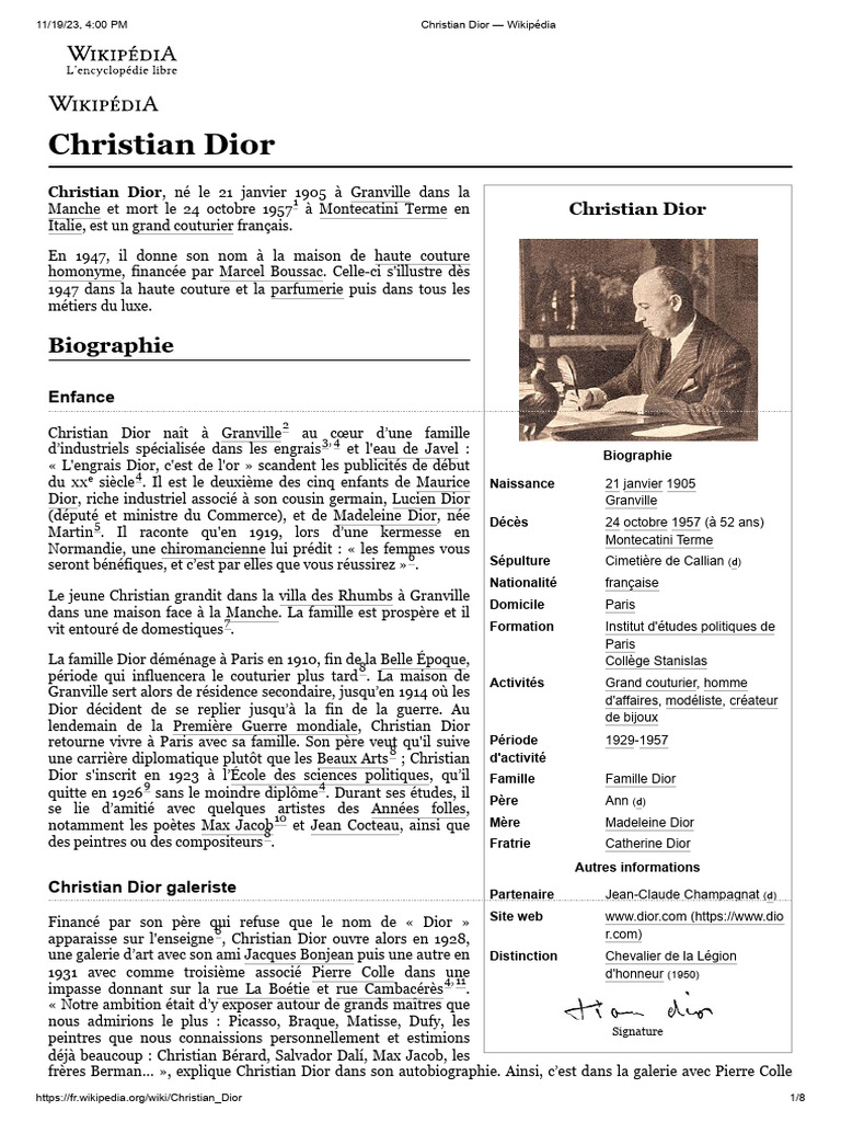 Christian Dior | PDF