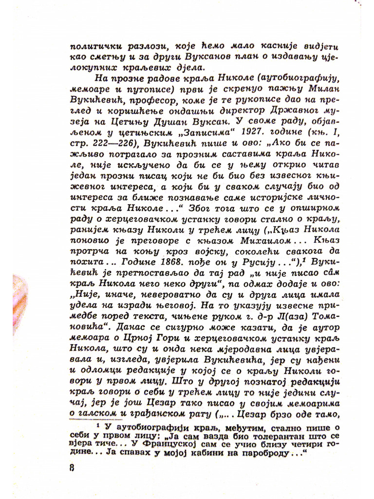 Pages From Kralj Nikola Autobiografija, Memoari, Putopisi 1-4 | PDF