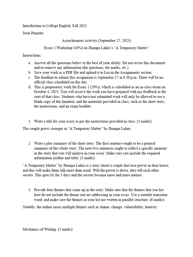 Workshop 1 Section 18 | PDF | Language Mechanics | Human Communication