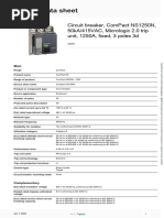Circuit Breaker Control Unit Specs | PDF | Electricity | Electric Power
