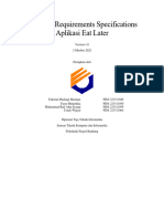 Contoh Dokumen Software Requirement Specification (SRS) | PDF