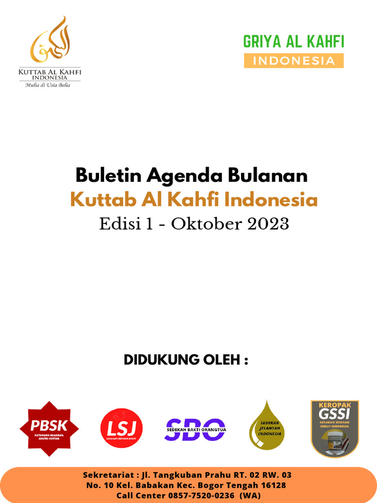 Buletin Kegiatan Bulanan KAFI 10112023 | PDF