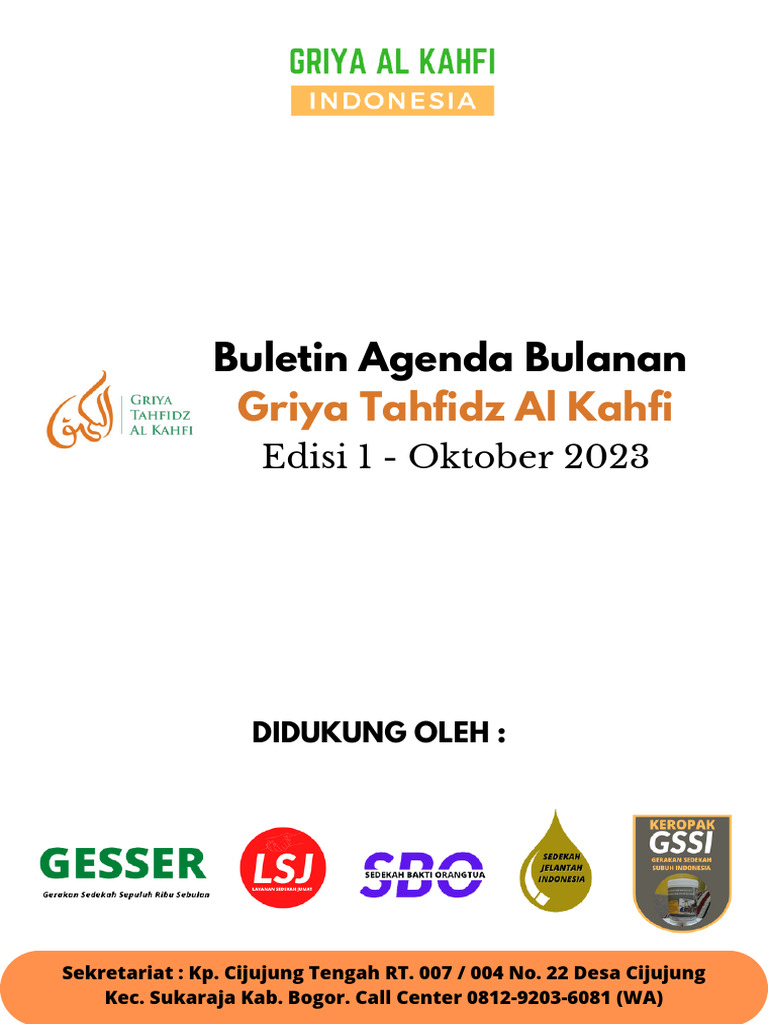 Buletin Kegiatan Bulanan GTA 06112023 | PDF