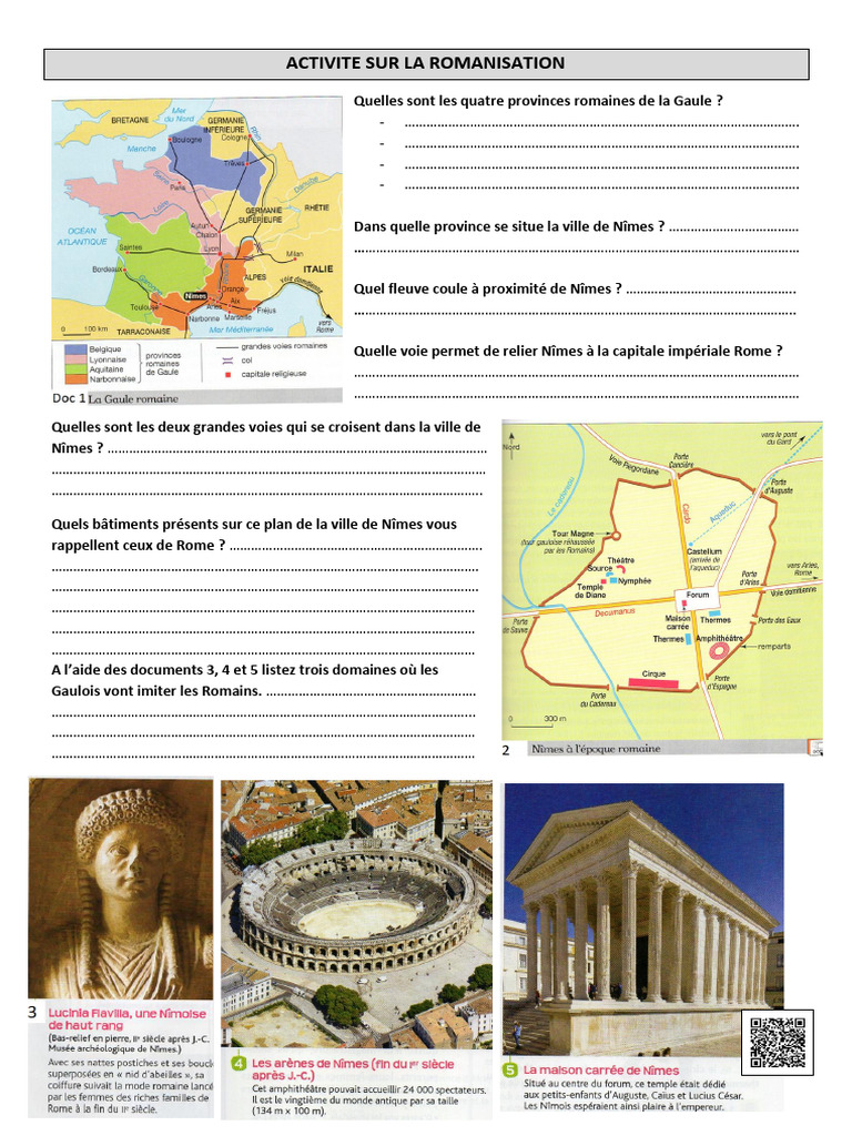 Activité Sur La Romanisation | PDF