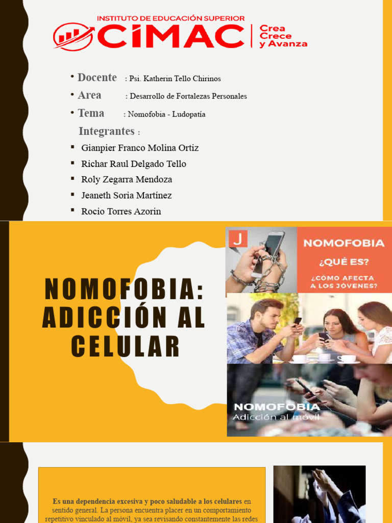 Adicto Al Celular y Ludopatia Psi | PDF | Problemas de juego | Teléfonos móviles