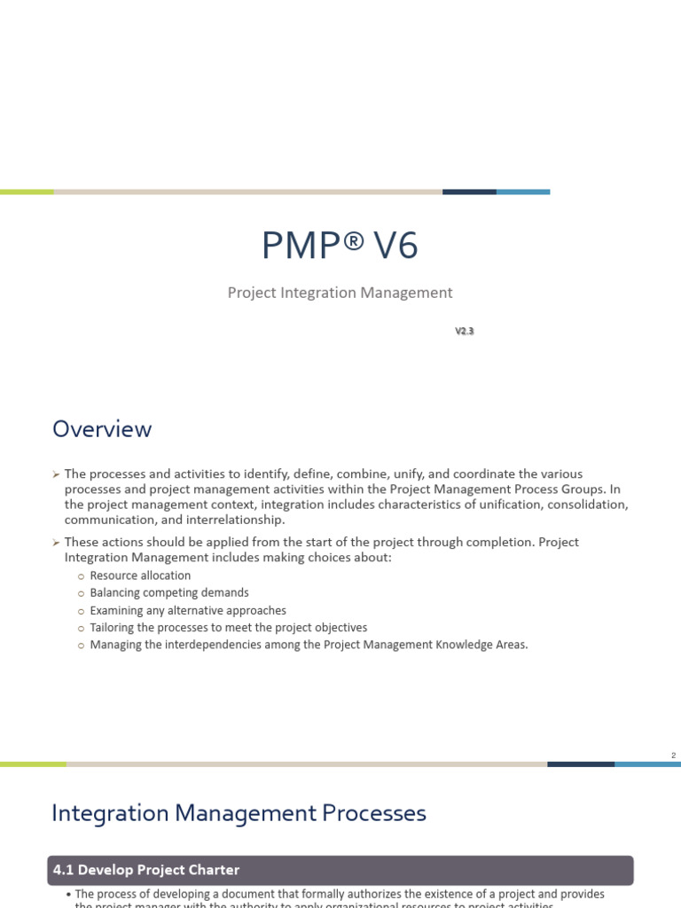 Lesson 2 Project Integration MGT v2.3 | PDF | Project Management | Net ...