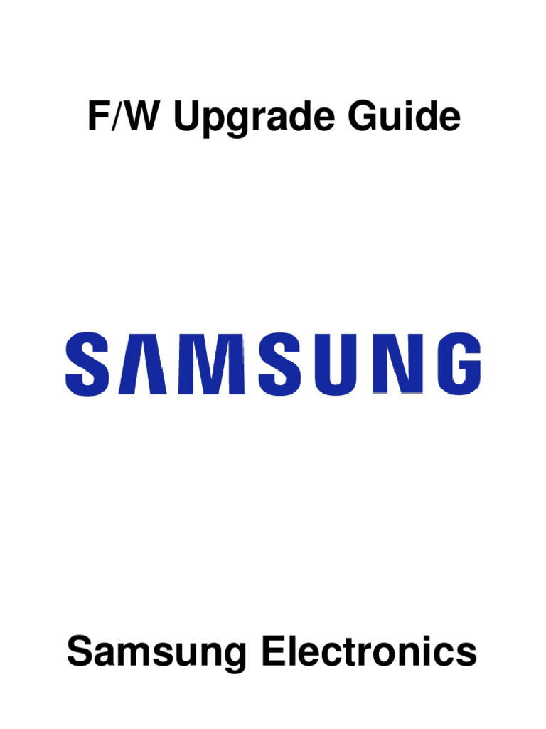 Firmware Upgrade Instruction | PDF
