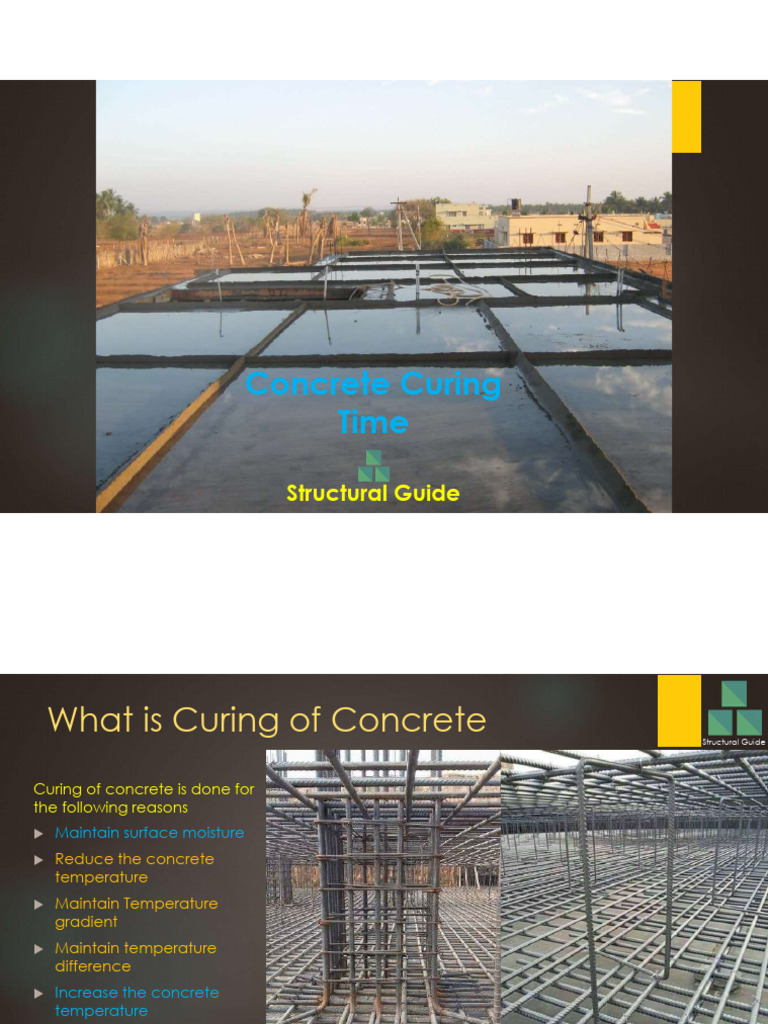 Concrete Curing Time | PDF