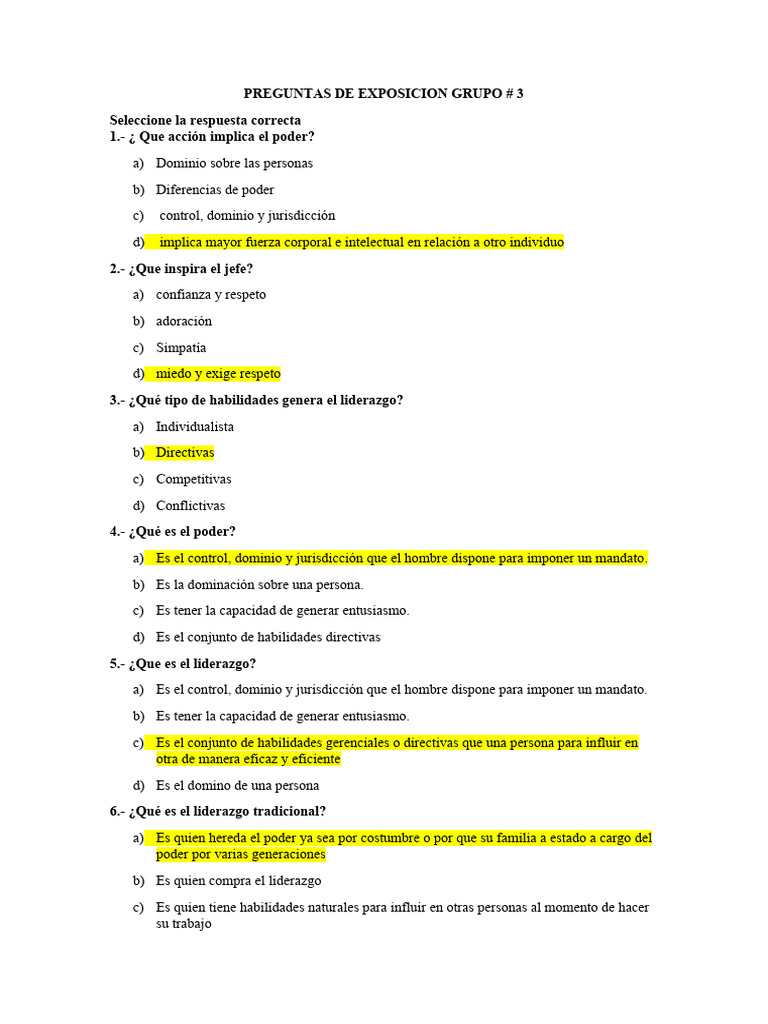 Preguntas Grupo #3 | PDF