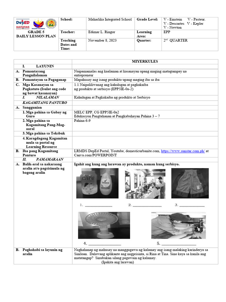 DLP_EPP-5_Q1_2 | PDF