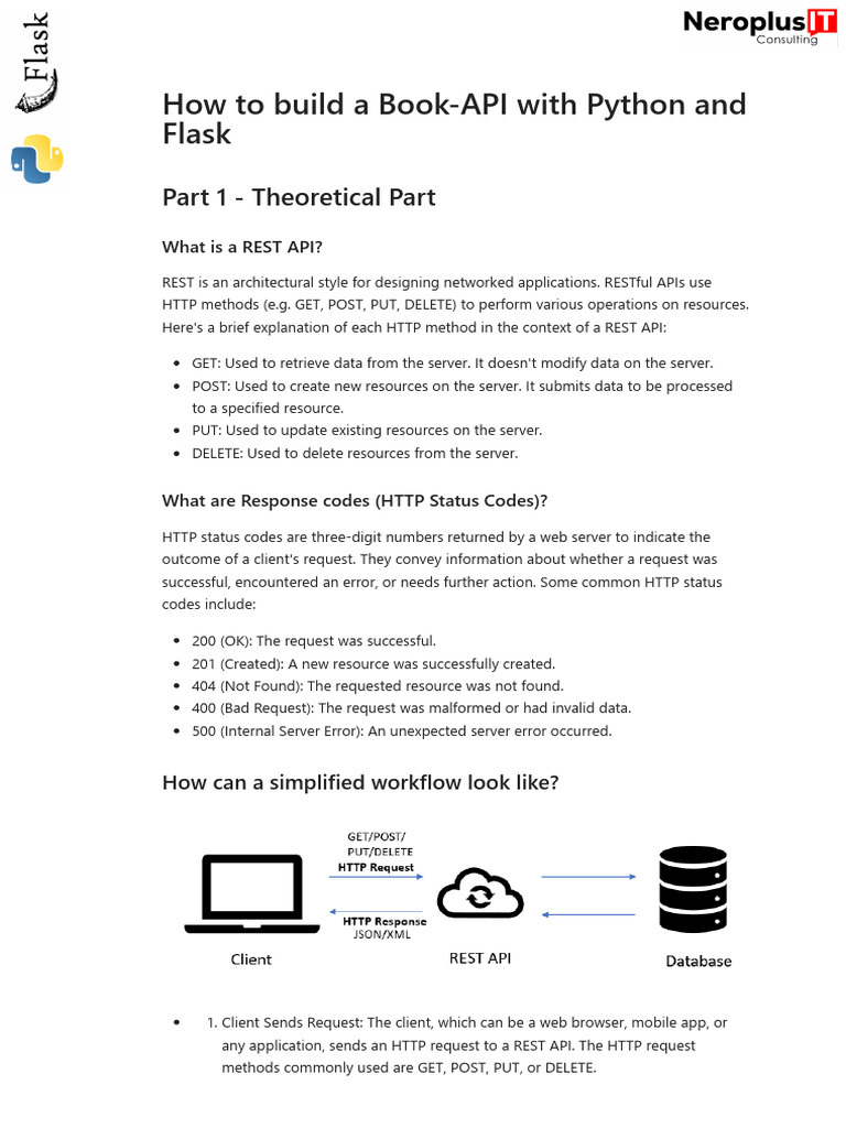 RestAPI With Python and Flask | PDF | Representational State Transfer ... RestAPI With Python and Flask | PDF | Representational State Transfer ...
